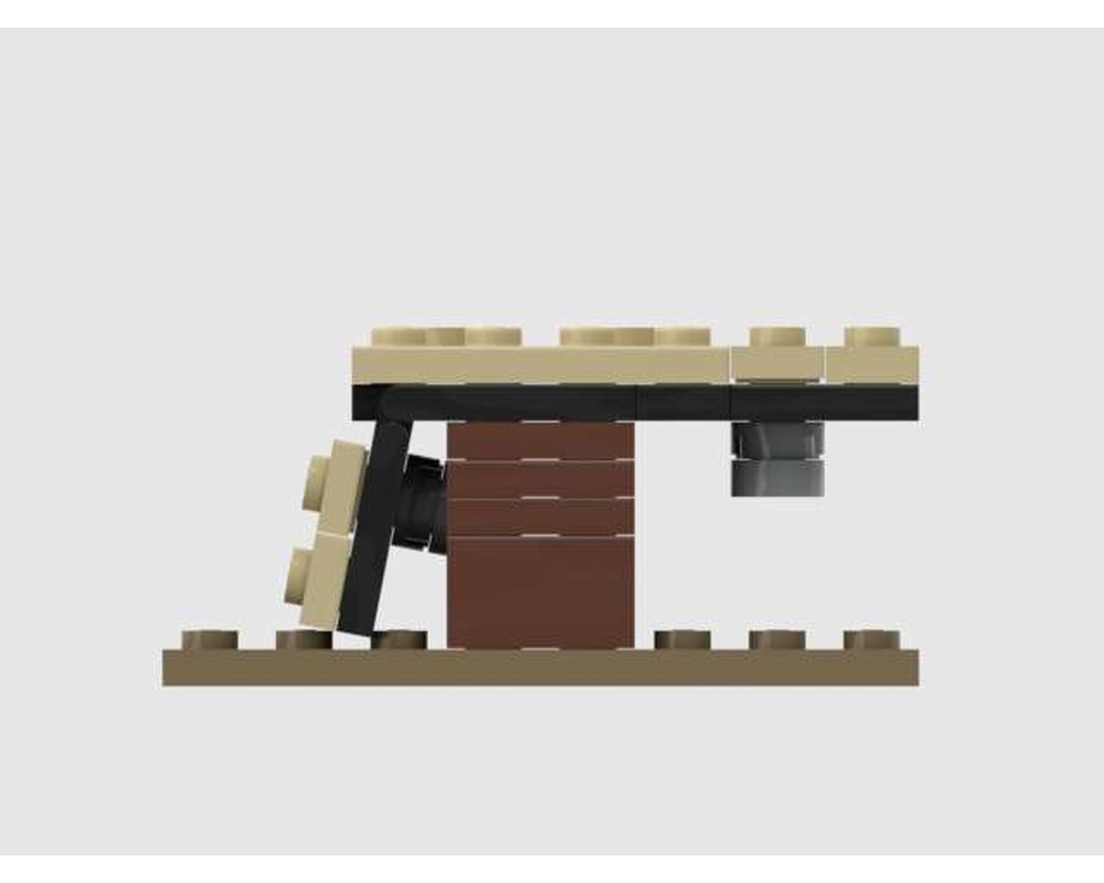 LEGO MOC Folding Table by Martinzi | Rebrickable - Build with LEGO