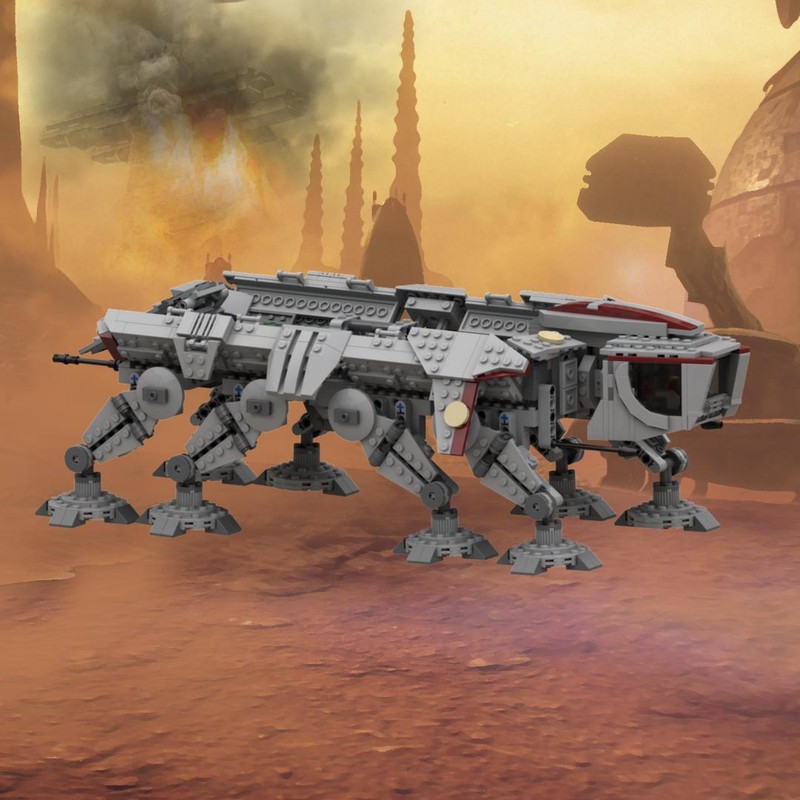LEGO MOC AT-OT - Clone Wars by Bruxxy | Rebrickable - Build with LEGO