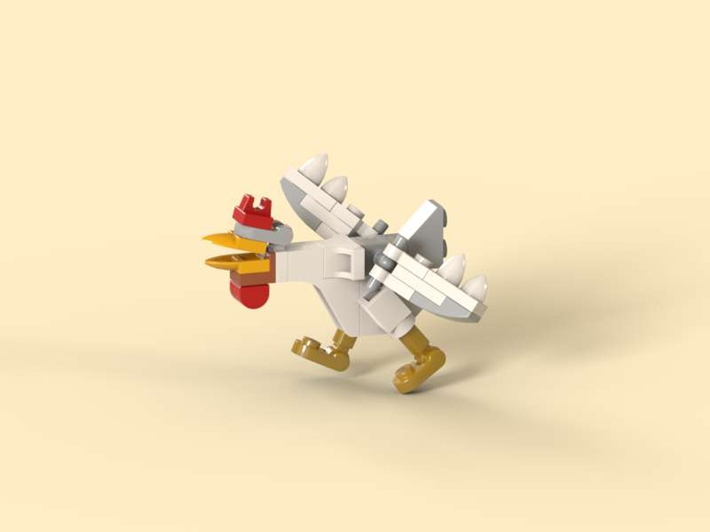 LEGO MOC Chicken by vir-a-cocha | Rebrickable - Build with LEGO