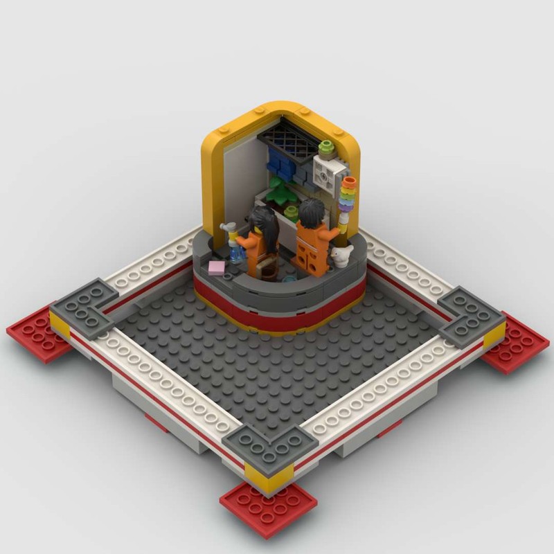 LEGO MOC Scene 1--Remove Dust--Fit For Lunar New Year Traditions Frame ...