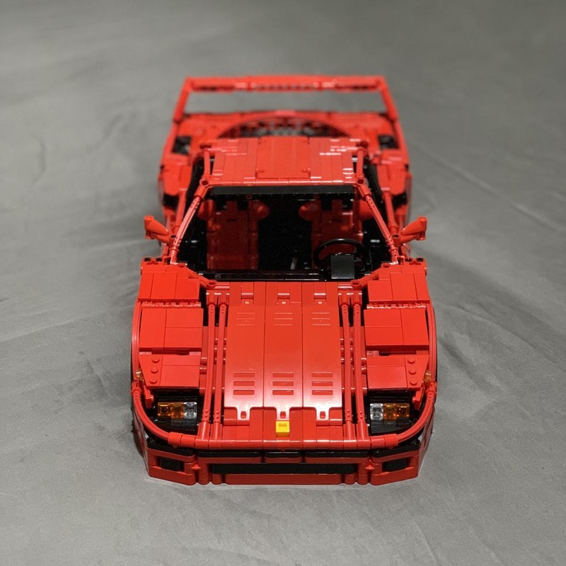 LEGO MOC Ferrari F40 1:10 All Editions by Lnteknik | Rebrickable ...