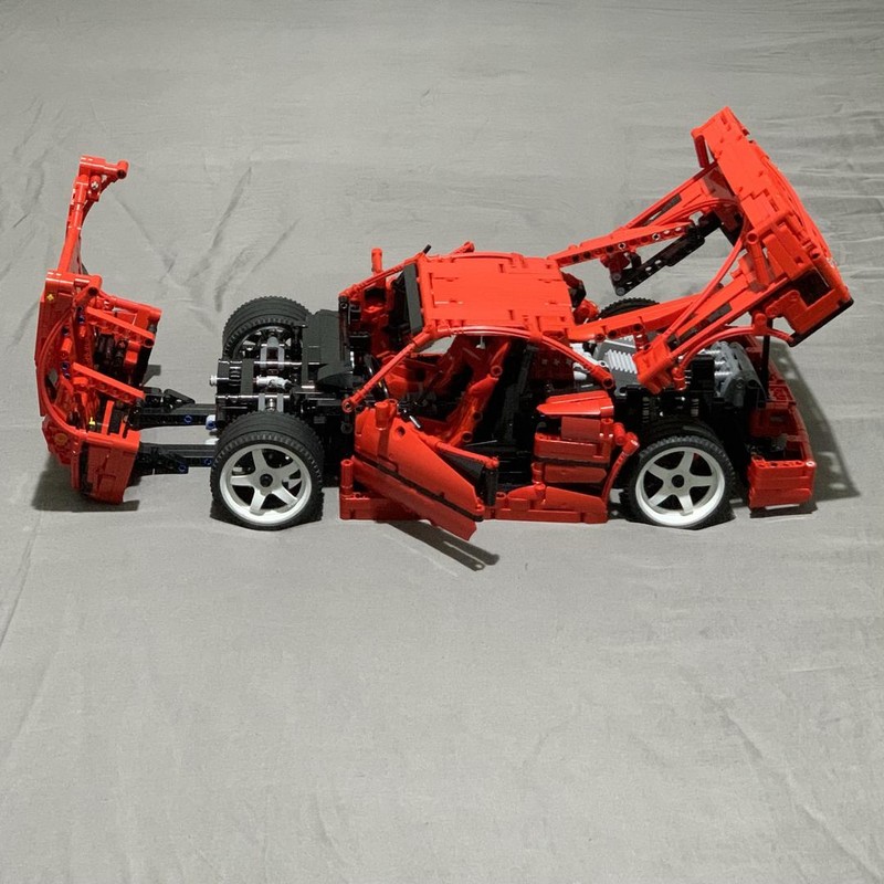 LEGO MOC Ferrari F40 1:10 All Editions by Lnteknik | Rebrickable ...