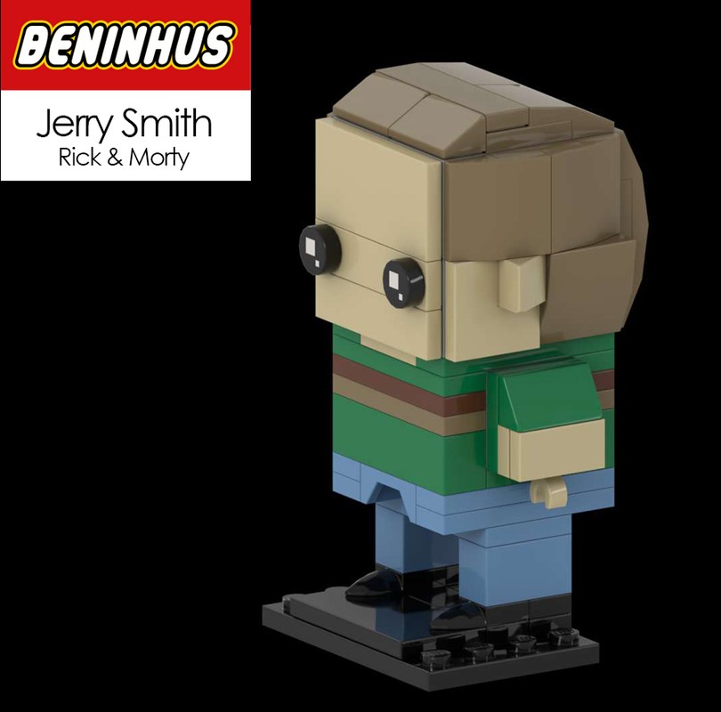 LEGO MOC-98737 Jerry Smith by Beninhus | Rebrickable - Build with LEGO
