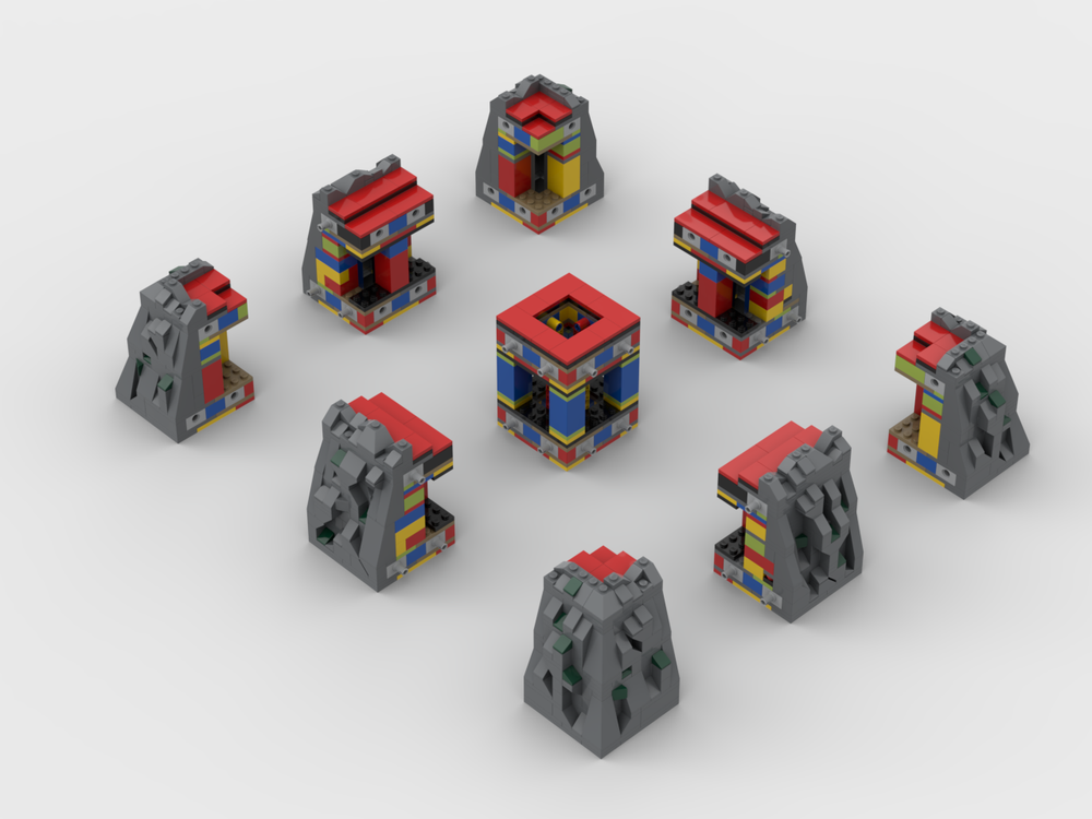 LEGO MOC Modular Rock Base by szandris89 | Rebrickable - Build with LEGO