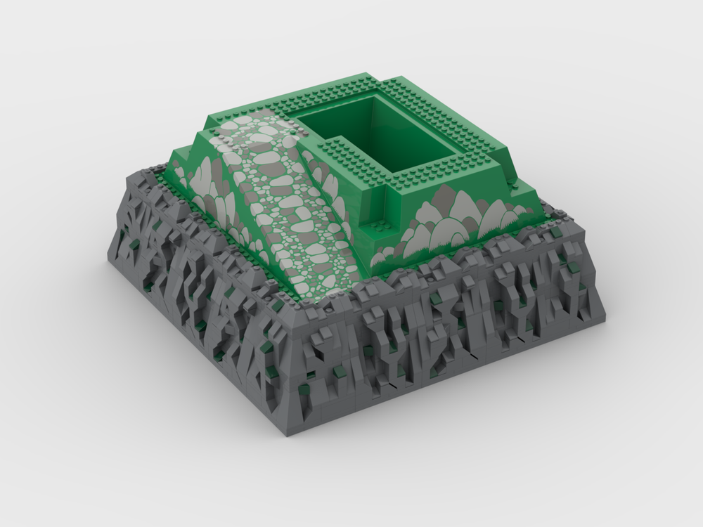 LEGO MOC Modular Rock Base by szandris89 | Rebrickable - Build with LEGO