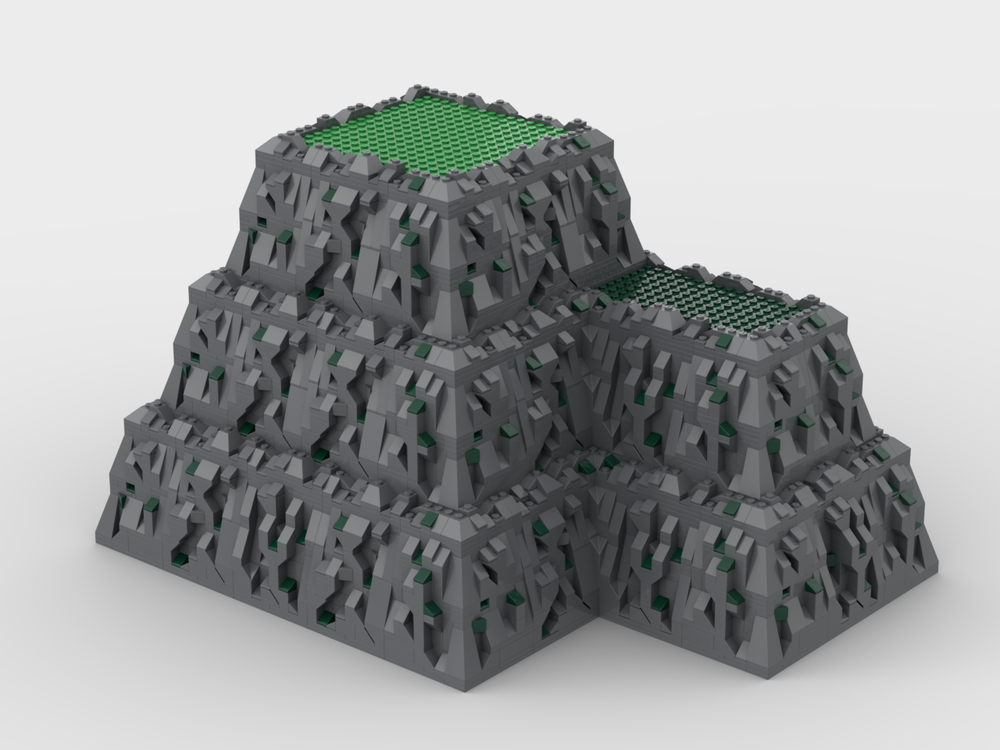 LEGO MOC Modular Rock Base by szandris89 | Rebrickable - Build with LEGO