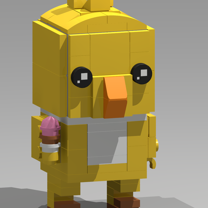 LEGO MOC Chica the duck by gamesandmovierecreation | Rebrickable ...