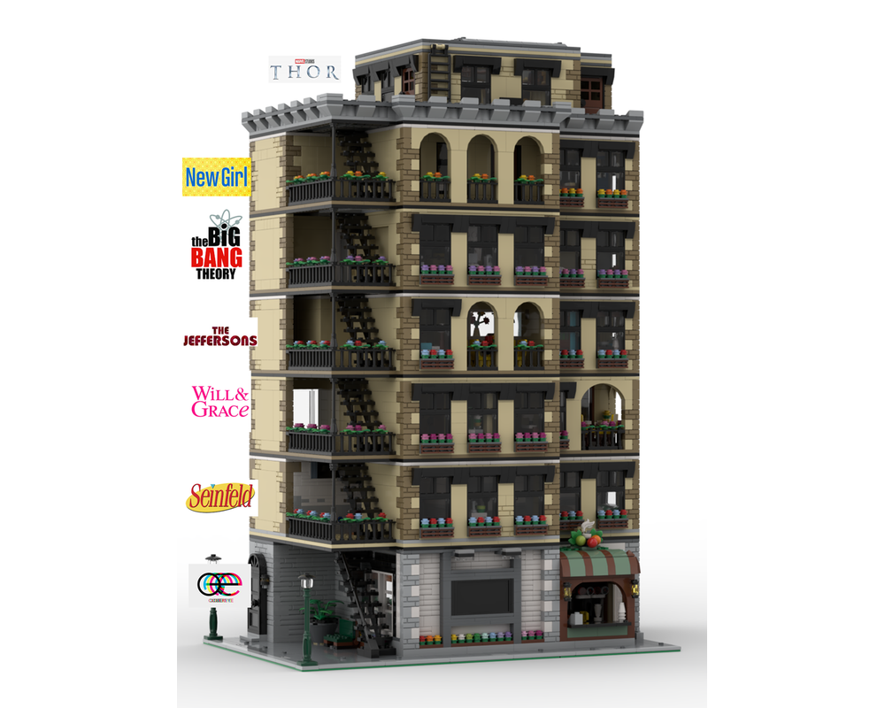 LEGO MOC SitCom Suite - The Jeffersons by Brick Artisan | Rebrickable ...