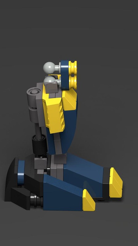 LEGO MOC Low mech leg by cod1 | Rebrickable - Build with LEGO