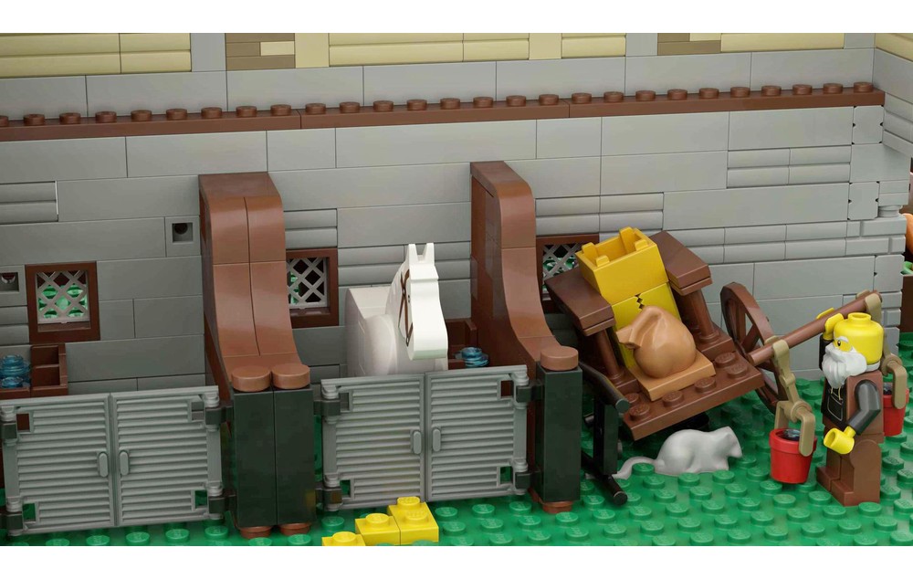 LEGO MOC Medieval Stables by LegoBricking | Rebrickable - Build with LEGO