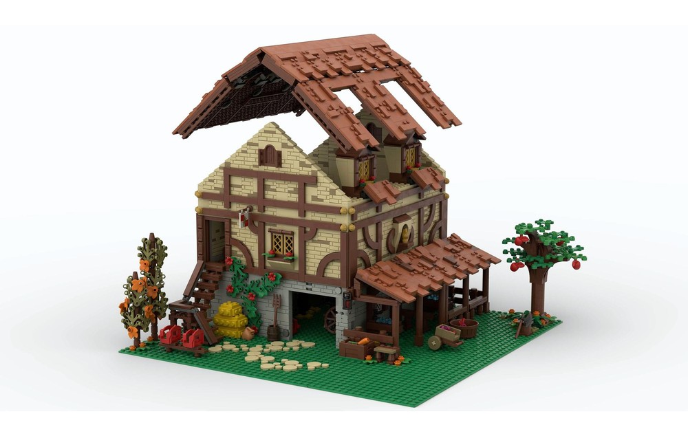LEGO MOC Medieval Stables by LegoBricking | Rebrickable - Build with LEGO