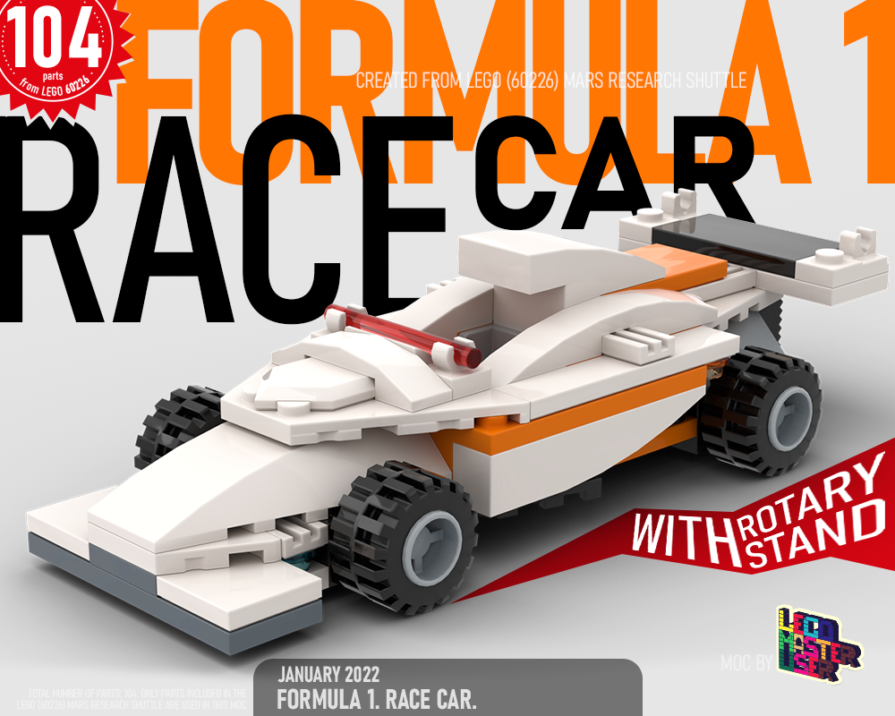 Lego Moc Formula 1 Race Car By Legomasteruser Rebrickable Build