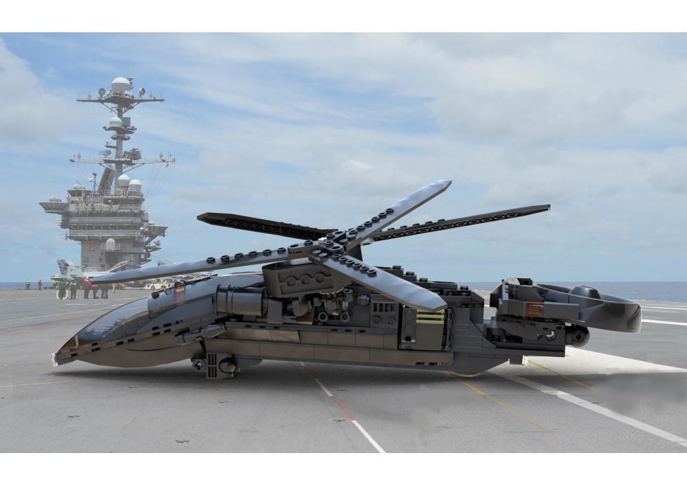 LEGO MOC RAH-202 Infiltrator Stealth Helicopter by Galaxy 12 Imports ...