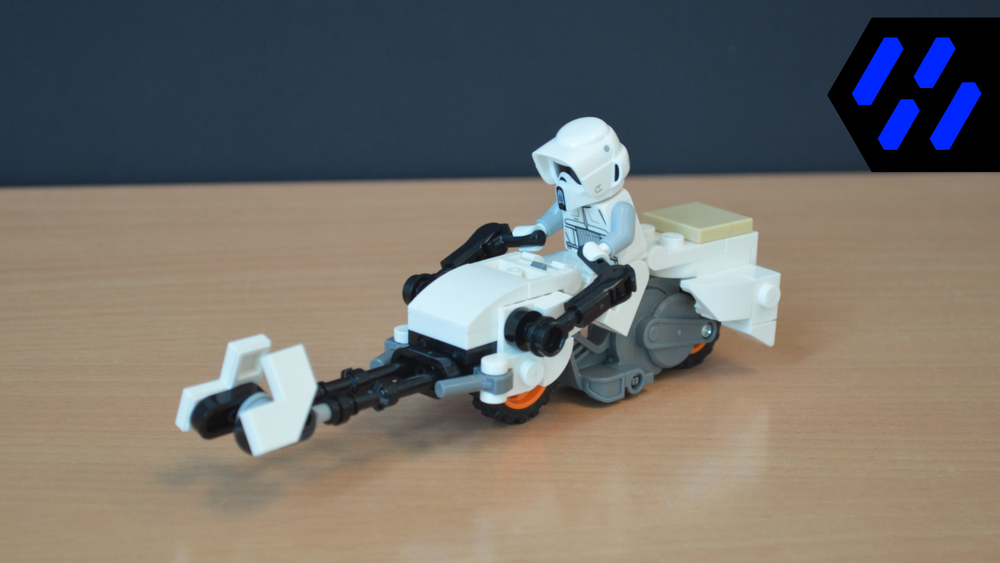 LEGO MOC Scout Speeder w/ Stuntz flywheel by Ransom_Fern | Rebrickable ...