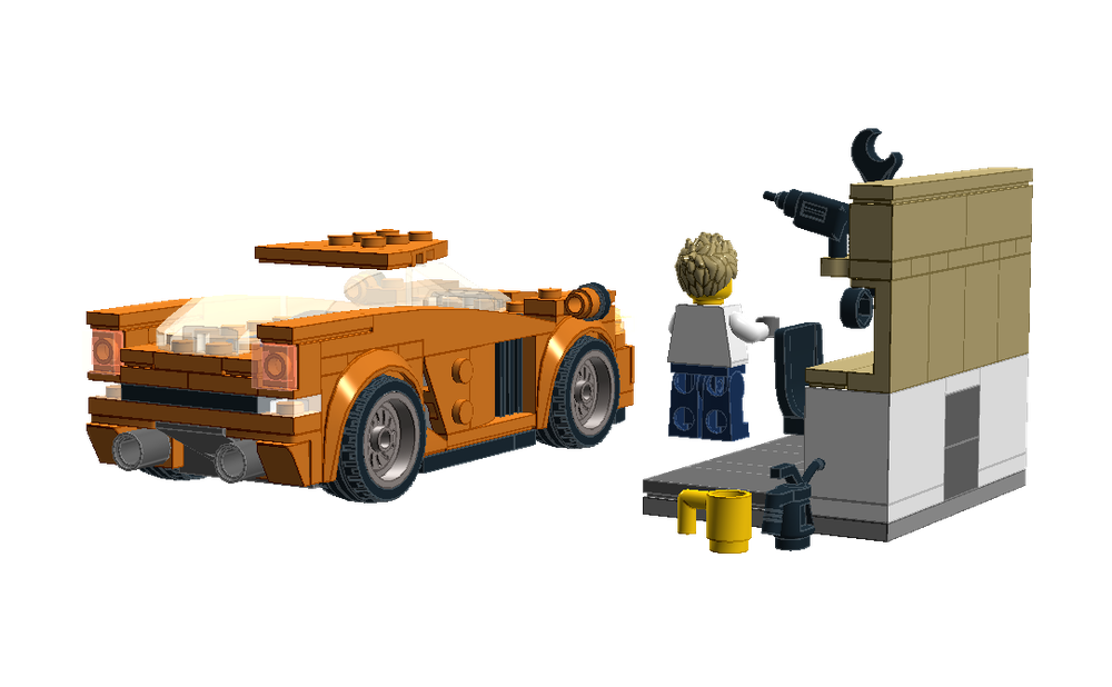 LEGO MOC Supercar by Turbo8702 | Rebrickable - Build with LEGO