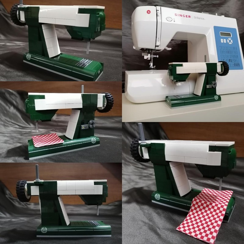 LEGO MOC 10242 sewing machine by Jhashem2204 | Rebrickable - Build with ...