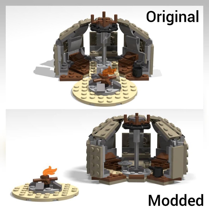 LEGO MOC Tusken Hut Mod by Vanto | Rebrickable - Build with LEGO