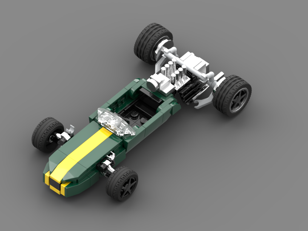 LEGO MOC 1967 Lotus 49 F1 car by df3_legomocs | Rebrickable - Build ...