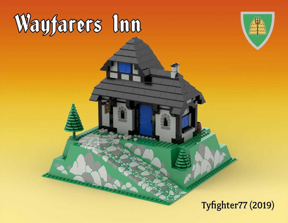 LEGO MOC Wayfarers Inn by Tyfighter77 | Rebrickable - Build with LEGO