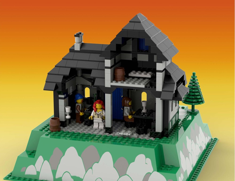 LEGO MOC Wayfarers Inn by Tyfighter77 | Rebrickable - Build with LEGO