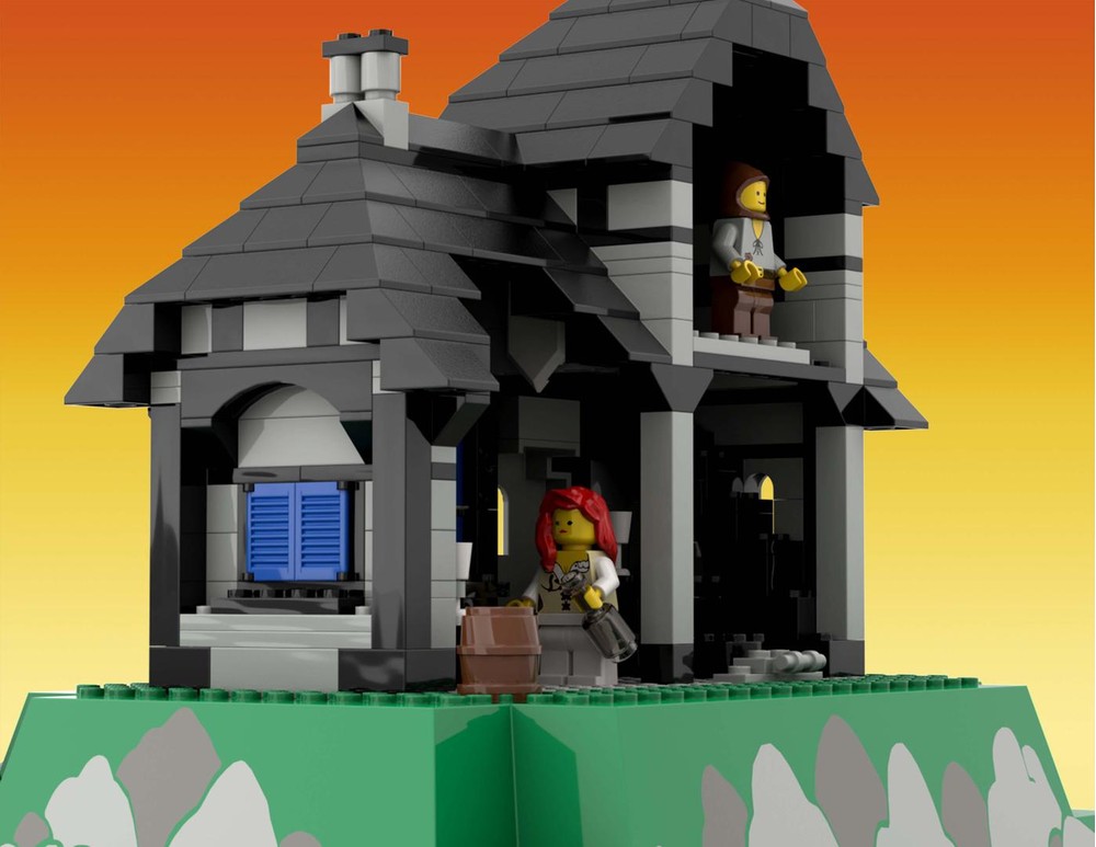 LEGO MOC Wayfarers Inn by Tyfighter77 | Rebrickable - Build with LEGO