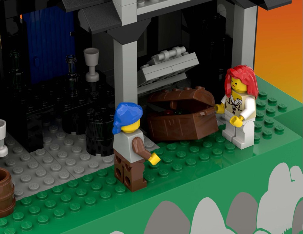 LEGO MOC Wayfarers Inn by Tyfighter77 | Rebrickable - Build with LEGO