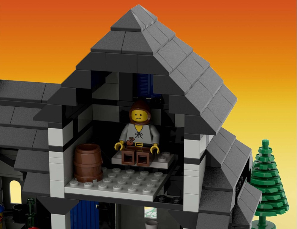 LEGO MOC Wayfarers Inn by Tyfighter77 | Rebrickable - Build with LEGO