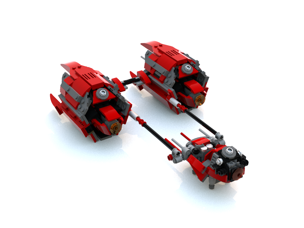 LEGO MOC Star Wars Pod Racer by ww | Rebrickable - Build with LEGO