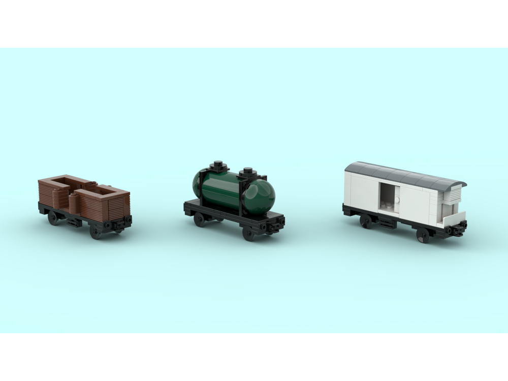 LEGO MOC 4 Wide Conrail GE Freight Train by Pendra37 | Rebrickable ...