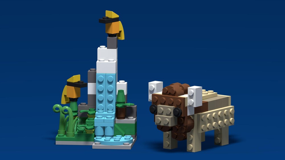 LEGO MOC-99042 BYGGLEK Bison by mattking4 | Rebrickable - Build with LEGO