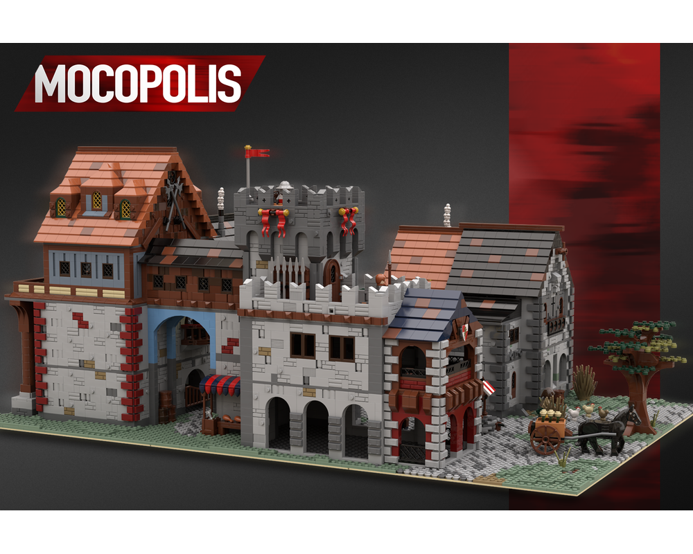 LEGO MOC Medieval Street for Royal Castle, Addition by MOCOPOLIS ...