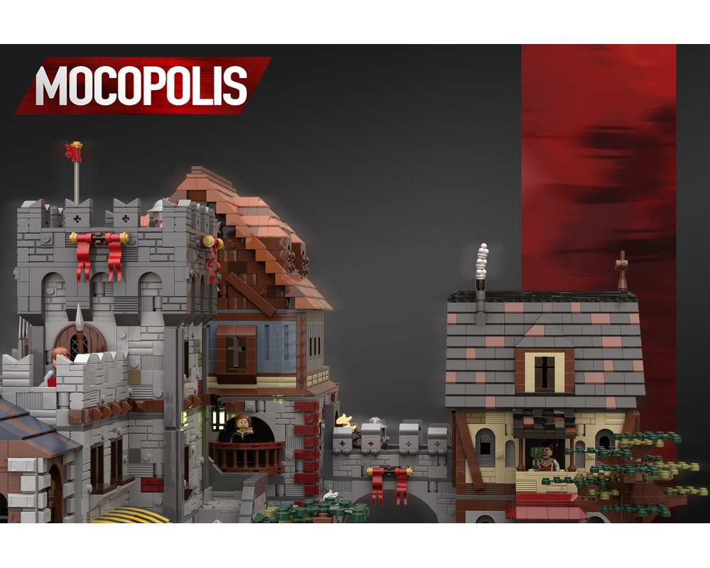 LEGO MOC Medieval Street for Royal Castle, Addition by MOCOPOLIS ...