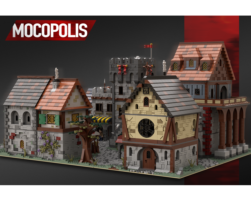 LEGO MOC Medieval Street for Royal Castle, Addition by MOCOPOLIS ...