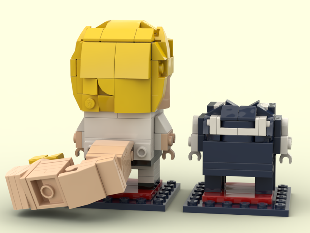 LEGO MOC Mashirao Ojiro & Toru Hagakure - My Hero Academia BrickHeadz ...