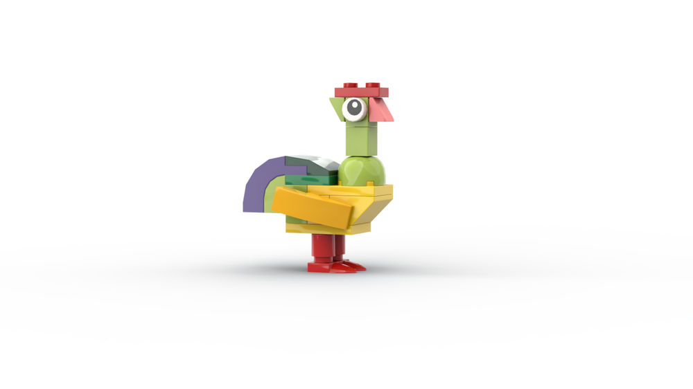 Lego Moc 11011 Horoscope Rooster By Lenarex Rebrickable Build With Lego