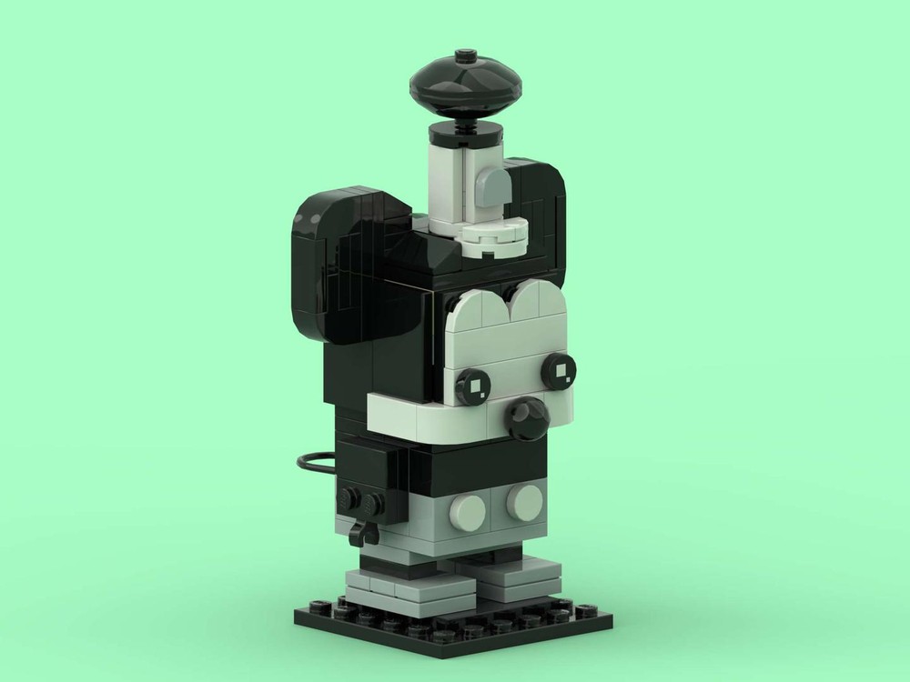 LEGO MOC Vintage Mickey Mouse - Steamboat Willie by Puremadness ...