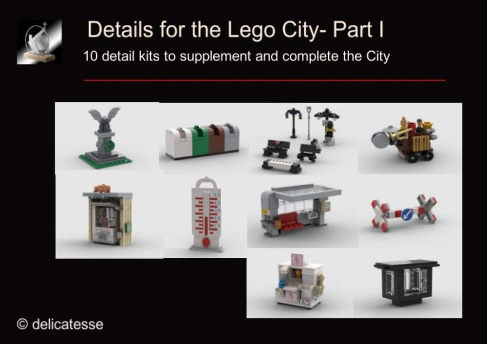 LEGO MOC 10 Details kits for Lego City Part I by delicatesse ...
