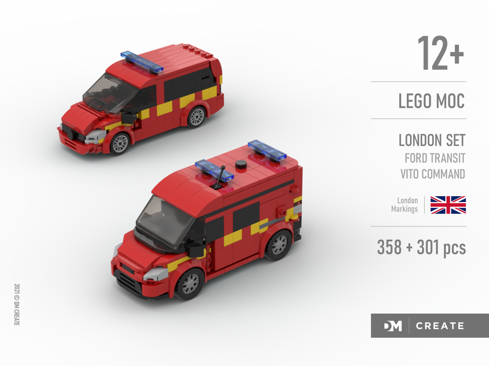 LEGO MOC London set - Ford Transit + Mercedes-Benz Vito by DMcreate ...
