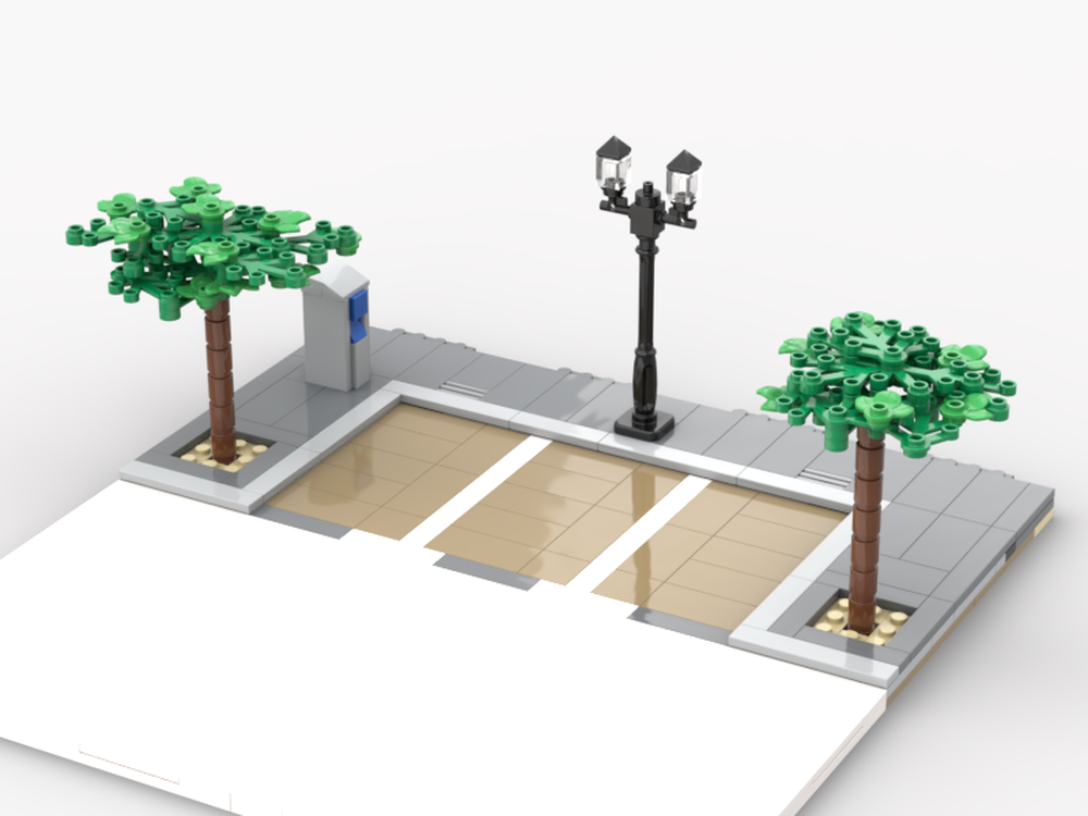 LEGO MOC Parking Lot 1_compatible with new road plates by Chricki ...