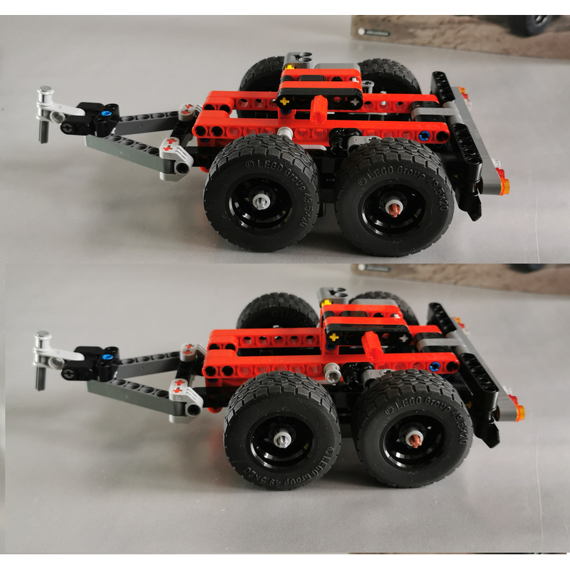 LEGO MOC Truck Dolly - 42061 Telehandler C model by kostq | Rebrickable ...