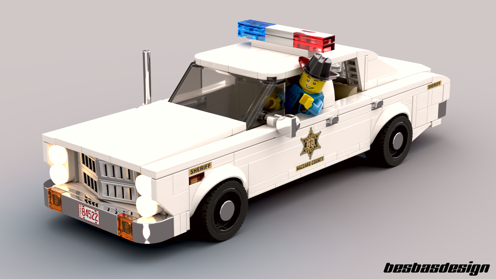 LEGO MOC Rosco’s Patrol Car (Dukes of Hazard) by besbasdesign ...