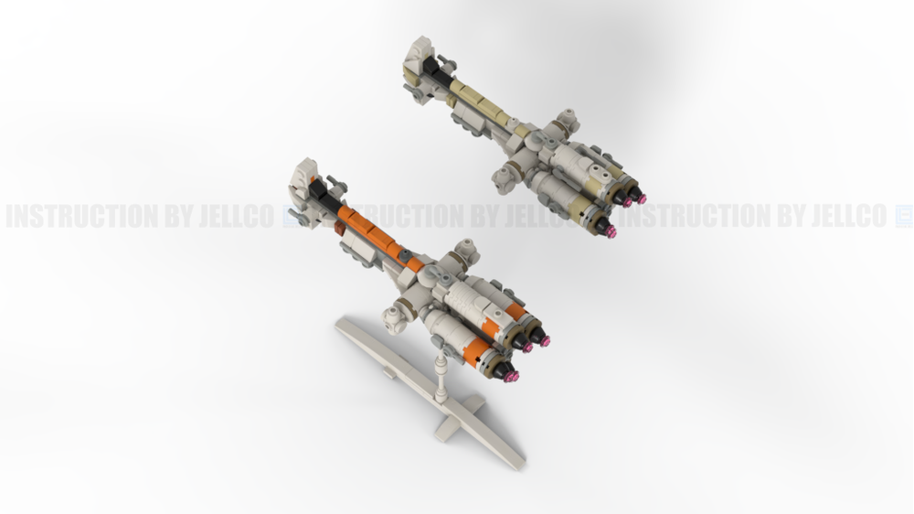 LEGO MOC-99300 Mini Size Hammerhead Corvette : RENEWAL by jellco ...