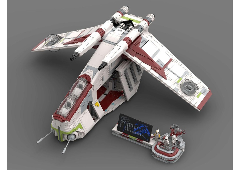 LEGO MOC UCS Republic Gunship Display Stand by Lego_tactics ...