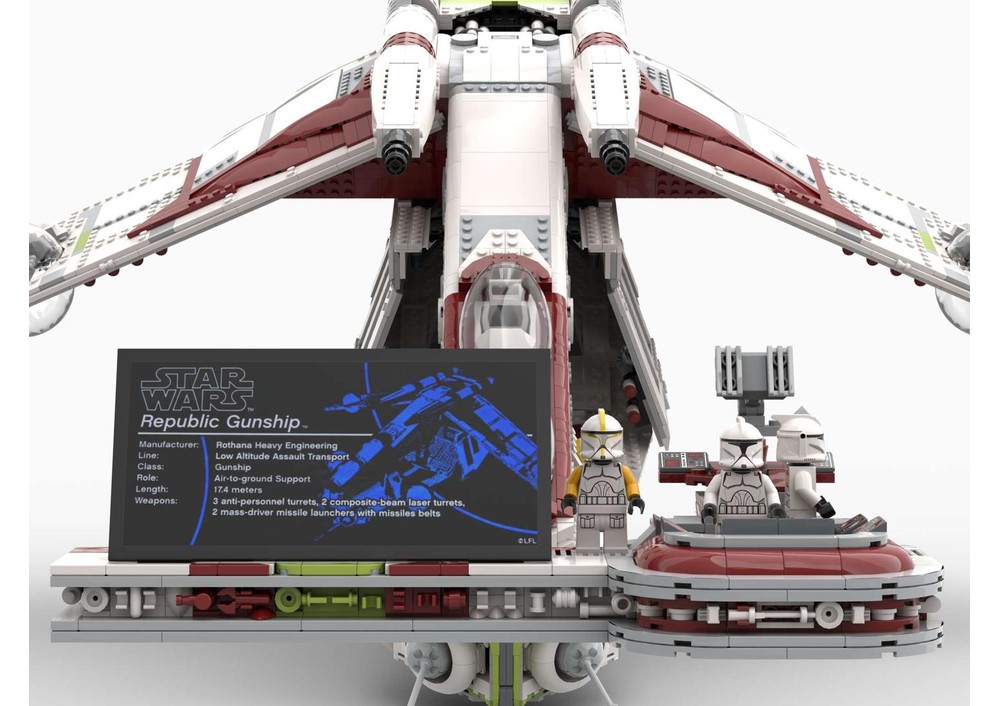 LEGO MOC UCS Republic Gunship Display Stand by Lego_tactics ...