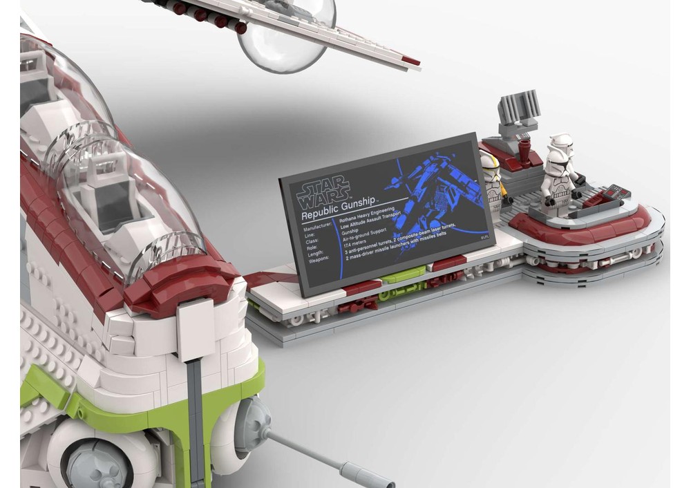 LEGO MOC UCS Republic Gunship Display Stand by Lego_tactics ...