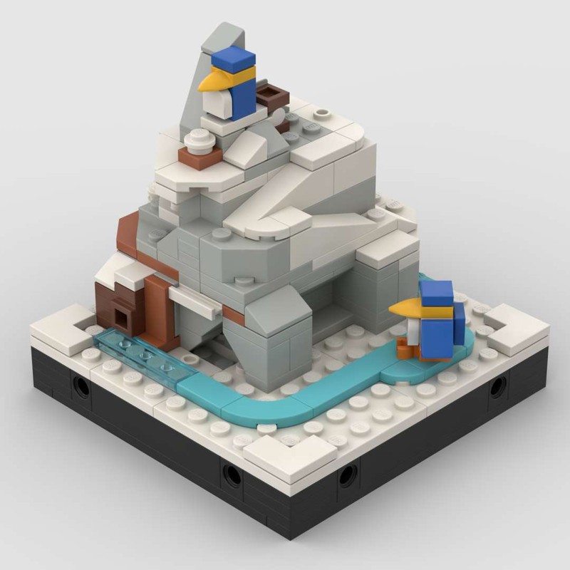 Lego Moc Scene 3 In 12x12 In Super Mario 64 Fit For Frame By Uminuo
