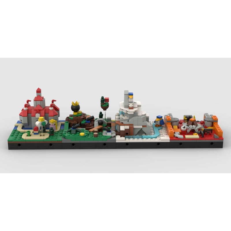 LEGO MOC Scene 3 in 12x12 in Super Mario 64 Fit For Frame by uminuo ...