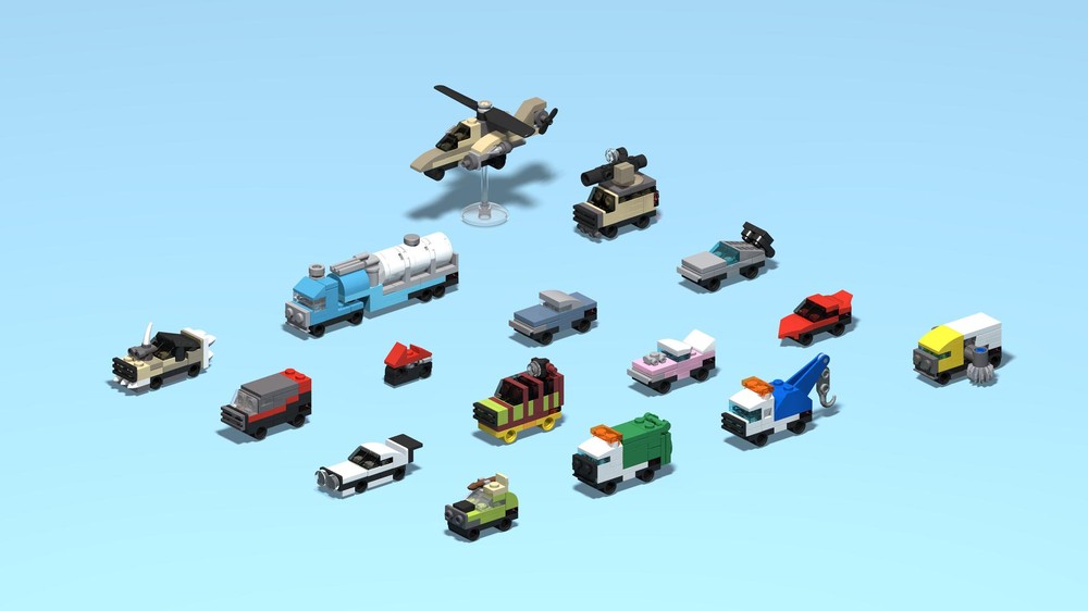 LEGO MOC Advent Scale Vehicle Fun Pack! by mattking4 | Rebrickable ...