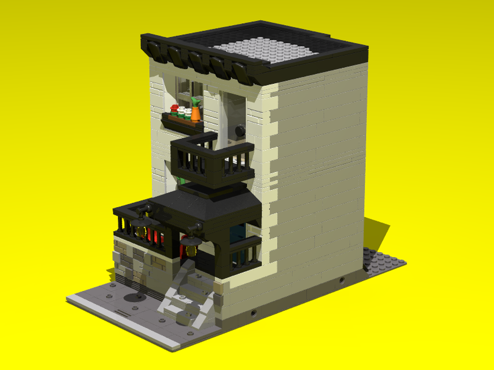 LEGO MOC Modular House by The Lego Master | Rebrickable - Build with LEGO