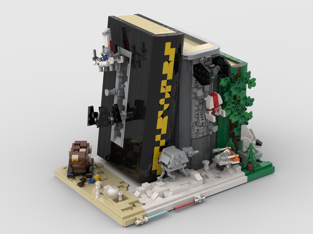 LEGO MOC Star Wars Bookends by normnordron | Rebrickable - Build with LEGO